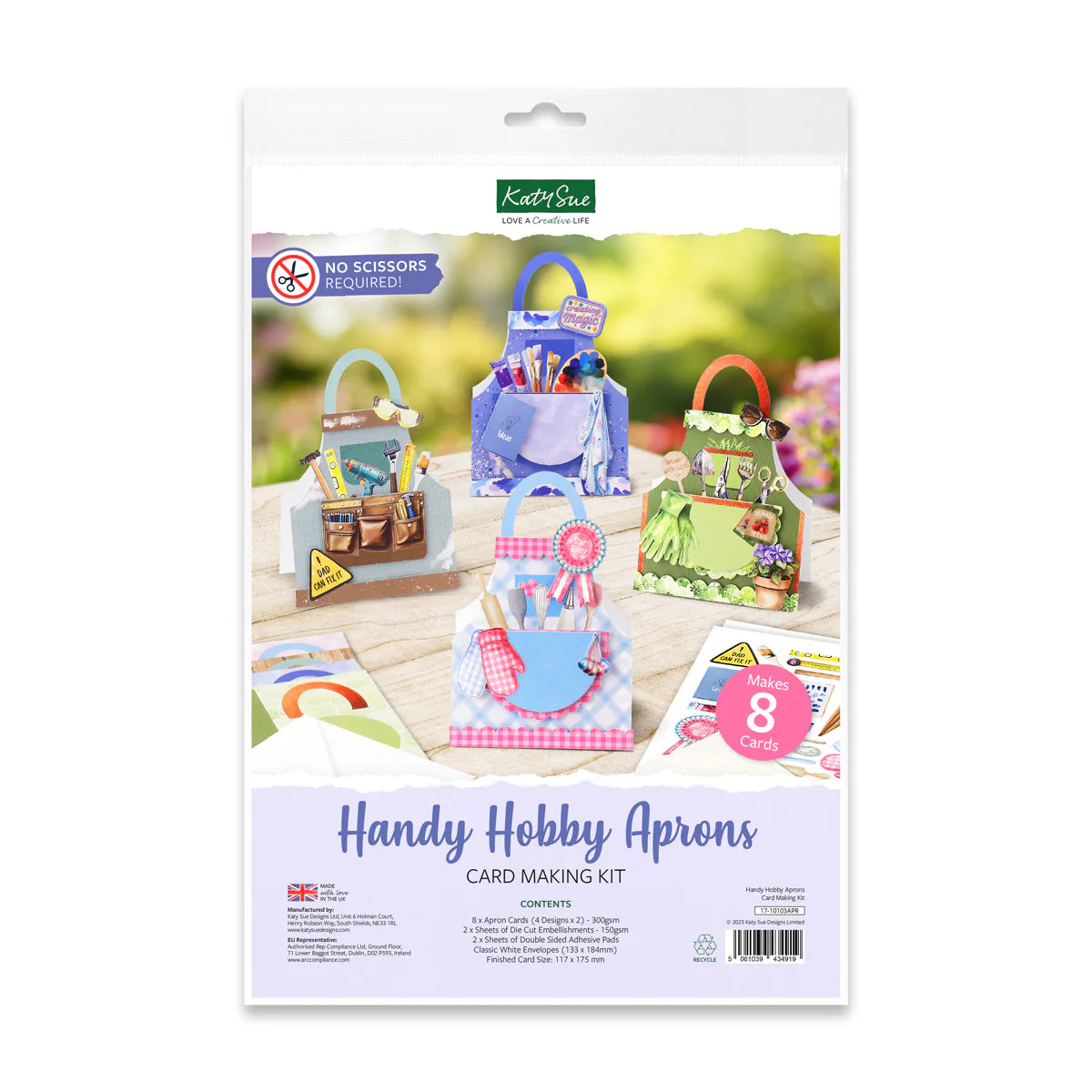Katy Sue Christmas Garden Picket Fence, Handy Hobby Apron, Pretty Peta ...