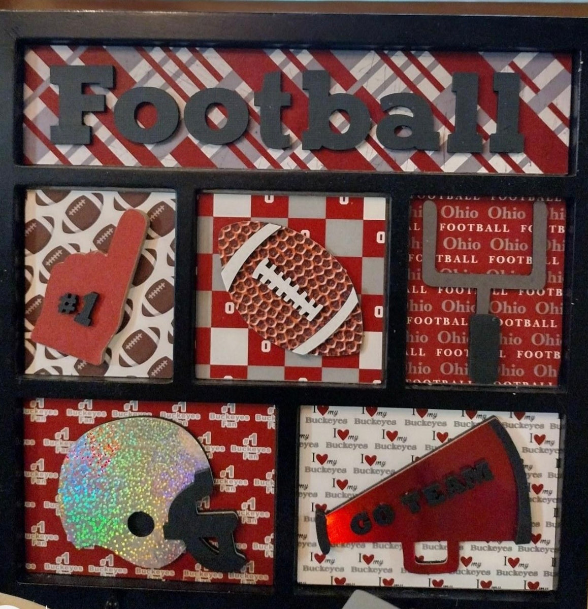 FOUNDATIONS DECOR Magnetic Shadow Box Kit Inserts, Sweet Baby, Good Lu ...