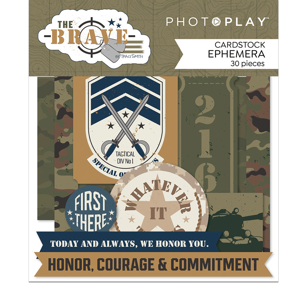 Photoplay THE BRAVE Collection Pack Ephemera – Inspiration Inn Bloom